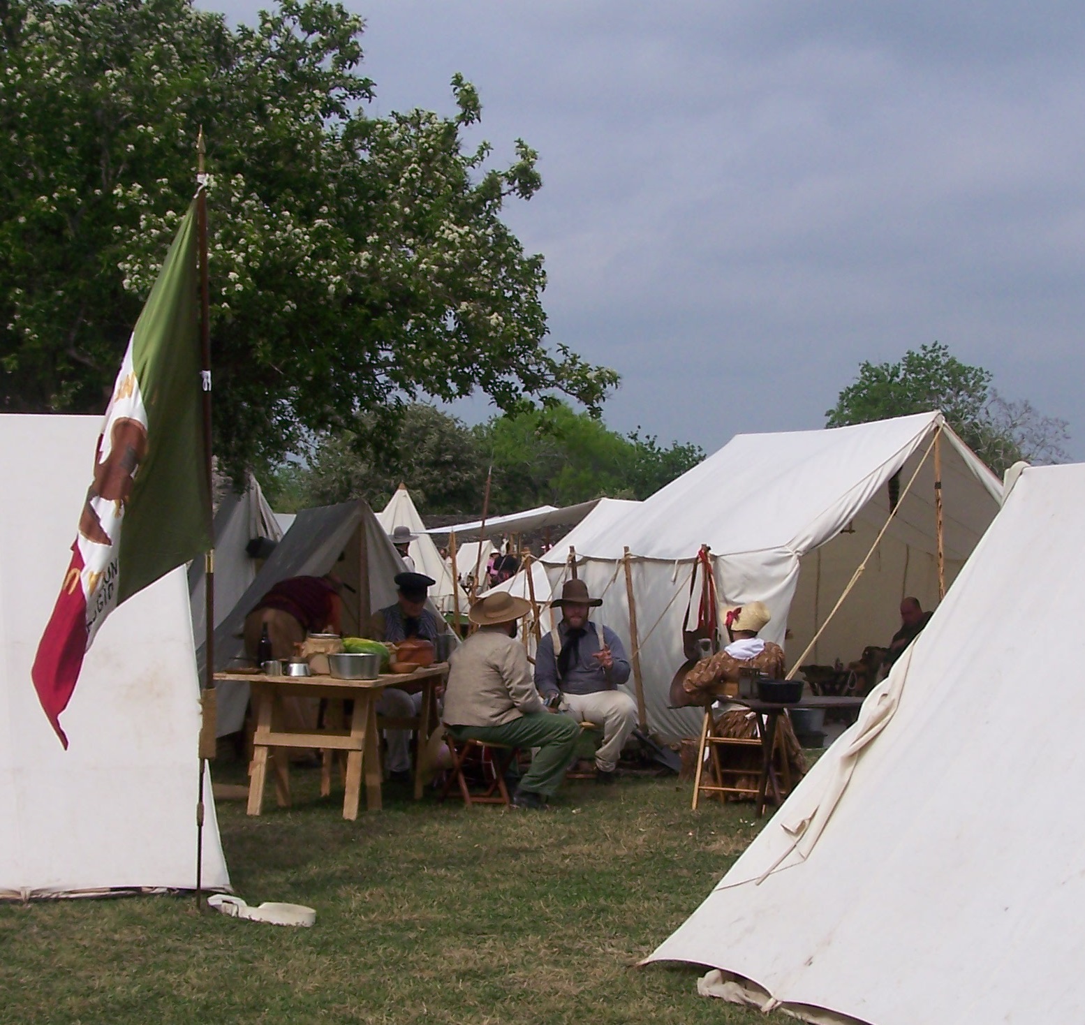 Tenting tonight on the old Campground – Celia Hayes – The Accidental Texan